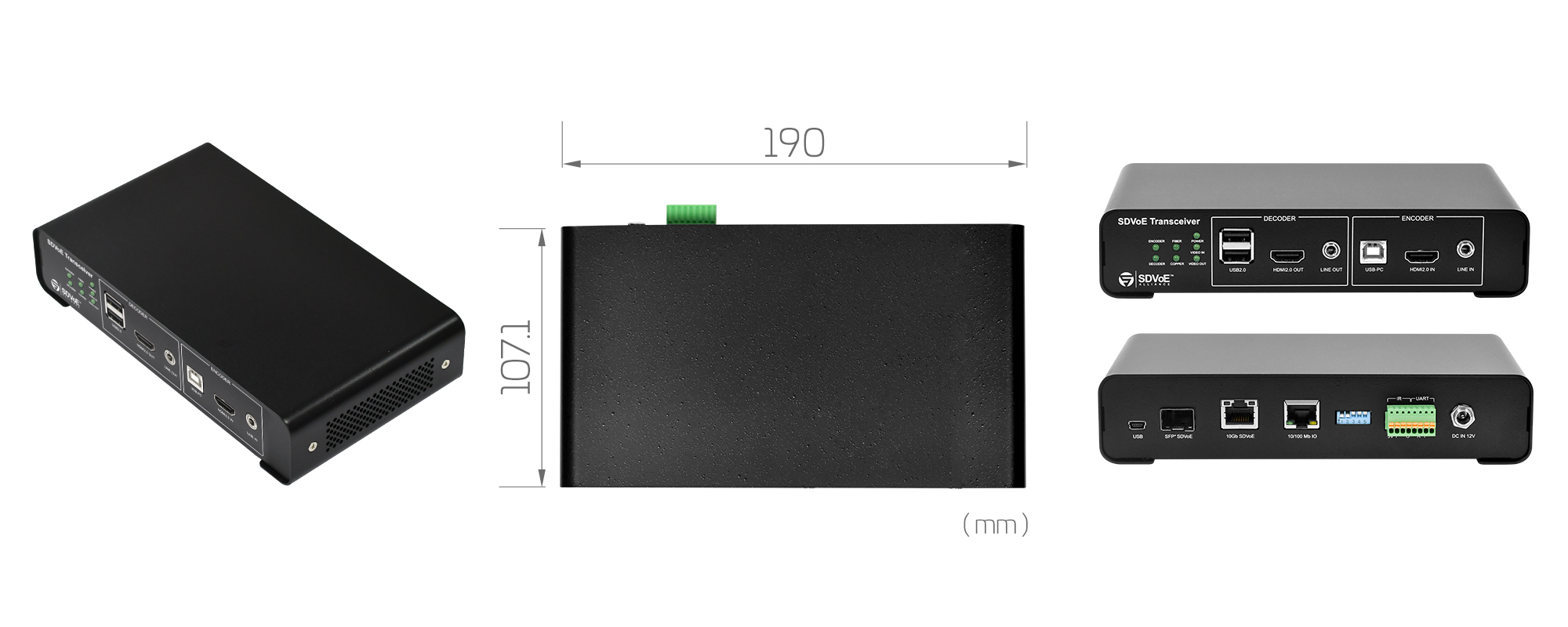 HDMI2.0 and SDVoE Transceiver